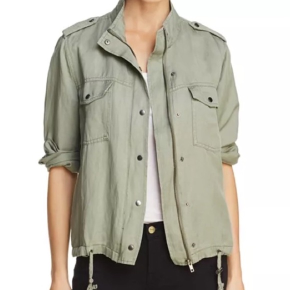 Rails | Jackets & Coats | Rails Lightweight Linen Blend Sage Green ...